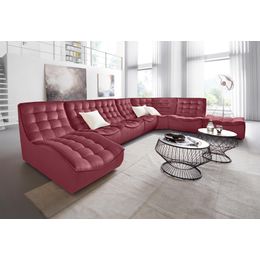 Sessel Calia italia, B:81cm H:88cm T:102cm, lila, Luxus-Microfaser Selfie (100% Polyester), Wohnzimmer, Sessel, "Banjo, Designsessel mit
