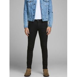 Jack & Jones JACK & JONES Herren Skinny-fit-Jeans "JJILIAM JJORIGINAL GE 314", schwarz, Gr. 36, Denim/Jeans, Obermaterial: 98% Baumwolle, 2% Elasthan, Jeans