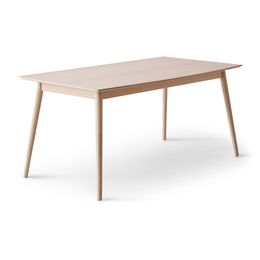 Esstisch, B:210cm H:73,5cm T:100cm, beige, HAMMEL FURNITURE, Tischplatte: Wei&szlig; pigmentiertes, matt lackiertes Eichenfurnier (MDF-Kante natur),