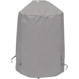 Grill-Schutzh&uuml;lle Tepro, B:73cm H:90cm L:73cm, grau, Polyester, Planen, BxLxH: 73x73x90 cm, f&uuml;r Kugelgrill gro&szlig;
