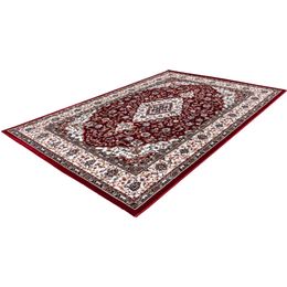 Teppich Obsession, B:120cm H:11mm L:170cm, rot, Polyester, Wohnzimmer, Teppiche, "Isfahan 740", Orient-Optik, ideal im Wohnzimmer & Schlafzimmer