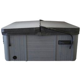 Abdeckungsheber American Spa, B:50cm H:60cm L:230cm, schwarz, Aluminium, Abdeckungsheber, für Whirlpool-Abdeckung, Montage oben