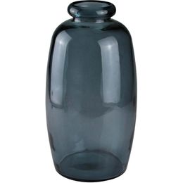AM Design Bodenvase, B/H/T: 19cm x 35cm x 19cm, blau, Vasen, mundgelasen, Höhe 35 cm