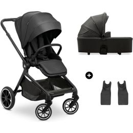hauck Kinder Kombi-Kinderwagen "Move N Care Set", schwarz, Aluminium, Kunststoff, Polyester, Polyurethan, Kinderwagen, belastbar bis 22 kg