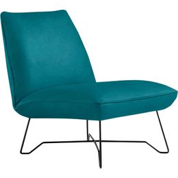Sessel Egoitaliano, B:62cm H:73cm T:79cm, blau, Wohnzimmer, Sessel, "Lia Loungesessel, elegant und stylisch, toller Sitzkomfort", extravaganter