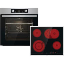 Gorenje Backofen-Set "Steam Set", silber, Herdsets, AirFry-Funktion