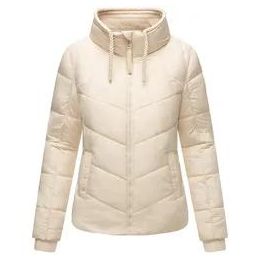 Steppjacke Navahoo "Liebesfee 14" Gr. S (36), beige (cream) Damen Jacken gesteppte Übergangsjacke mit wattiertem Stehkragen