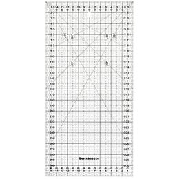 buttinette Rollschneider-Lineal, in cm-Einheit, Größe: 16 x 32 cm