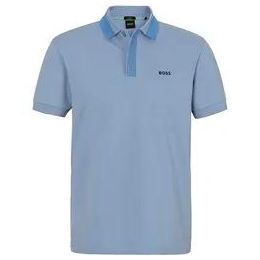 Poloshirt BOSS Green "Paddy 3" Gr. XL, blau (open blue498) Herren Shirts mit Polokragen