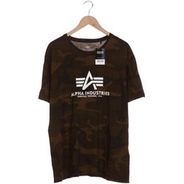 Alpha Industries Herren T-Shirt, grün, Gr. 58