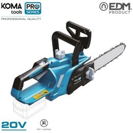 Edm E3/08761 Motosierra 20V (Sin Bateria y Cargador) 63X23.2Cm Koma Tools Pro Series Battery