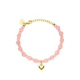 PURELEI Peachy Heart Armband, verstellbare Länge