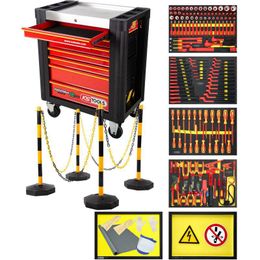 KSTools - PERFORMANCEplus Werkstattwagen e10 mit 164 isolierten Werkzeugen für Hybrid- und Elektrofahrzeuge