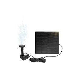 Naizy - Teichpumpen 1.8W Solar Springbrunnen Teich Brunnenpumpe Solarpumpe für Garten, Vogel-Bad, Wasserspiel Dekoration (Quadrat)