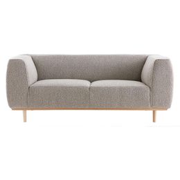 Miliboo - Design-Sofa aus Bouclé-Stoff taupe 2/3-Sitzer morris