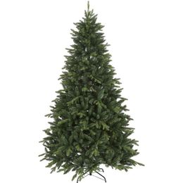 STAR TRADING - Künstlicher Weihnachtsbaum Bergen von Tannenbaum mit Ständer in Grün für innen und außen, Höhe: 2,1 m