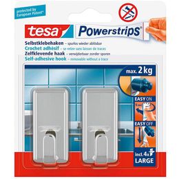 Tesa - Powerstrips Haken large chrom