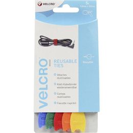 Velcro - VEL-EC60250 Klettkabelbinder zum Bündeln Haft- und Flauschteil (l x b) 200 mm x 12 mm Blau,