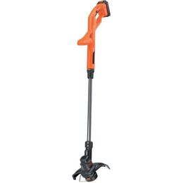 Black & Decker Black+decker Akku-Rasentrimmer 18V mit 2 Ah Akku, 180° drehbarem Kopf, Teleskoprohr und 2 Griffen ST182320-QW