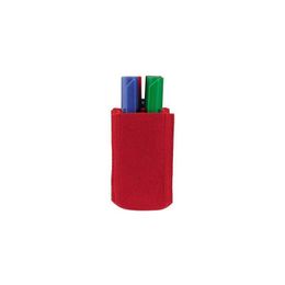 MAGNETOPLAN Stiftehalter ® magnetoTray ecoAware small 6 x 10 x 6 cm (b x h x t) nicht selbstklebend magnethaftend Polyester 100 % recycelt rot