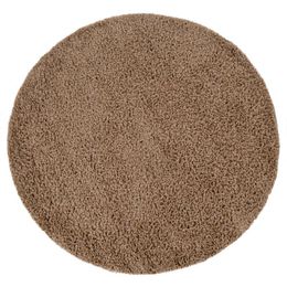 Shaggy Hochflor Langflor Teppich Sky Einfarbig in Beige 160x220 cm - Paco Home