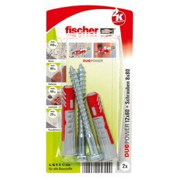 Fischer Schrauben und Dübel 'Duopower' Ø 12 mm 4 Stück