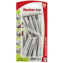 Fischer Fischer Universaldübel UX 6 x 50 20 Stück