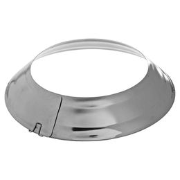 FIREFIX Wandrosette silbern verstellbar &Oslash; 100-120 x 0,6 mm