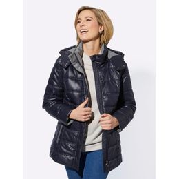 WITT Damen Steppjacke mit Kontrast-Details, marine, Größe 38