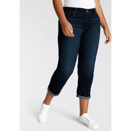 LEVI'S® PLUS Boyfriend-Jeans LEVI'S PLUS "BOYFRIEND BLACKS" Gr. 16 (46), N-Gr, blau (cobalt layer) Damen Jeans