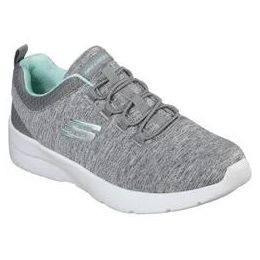 Slip-On Sneaker Skechers "DYNAMIGHT 2.0-IN A FLASH" Gr. 35, grau (grau-mint) Damen Schuhe Slipper, Freizeitschuh, Komfortschuh für Maschinenwäsche geeignet