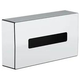 Kosmetikbox Hansgrohe "AddStoris", silber (chrom), B:26,5cm H:14,5cm T:6,2cm, Aufbewahrungsboxen, BxTxH: 26,5x6,2x14,5 cm