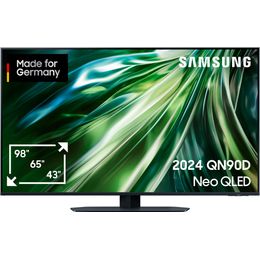 F (A bis G) Samsung QLED-Fernseher Fernseher Neural Quantum 4K AI Gen2 Prozessor, bis zu 144Hz schwarz (titanschwarz)