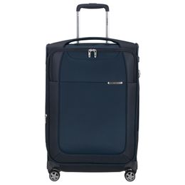 Weichgepäck-Trolley Samsonite "D'LITE 63" Gr. B/H/T: 42cm x 63cm x 26cm 60 l, blau (midnight blau) Koffer Reisekoffer Weichschalenkoffer für Flugreisen TSA-Zahlenschloss