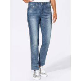 5-Pocket-Jeans Inspirationen Gr. 38, Normalgrößen, blau (blue-stone-washed) Damen Jeans