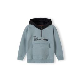 MINOTI Sweatshirt Jungen Gr&ouml;&szlig;e 92/96 mint / schwarz