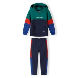 MINOTI Set Jungen Gr&ouml;&szlig;e 104/110 navy / dunkelblau / gr&uuml;n / blutrot