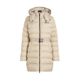 K by KARL LAGERFELD Karl Lagerfeld Jacke Damen Gr&ouml;&szlig;e L/XL beige / schwarz Wintermantel