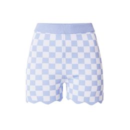 florence by mills Exclusive For About You Shorts 'FroYo' Damen Gr&ouml;&szlig;e 34 pastellblau / wei&szlig;