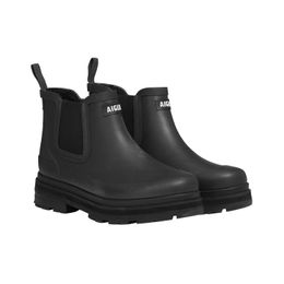 Aigle Damen Kurzgummistiefel Soft Rain Fur Noir (Gr&ouml;&szlig;e: 38)
