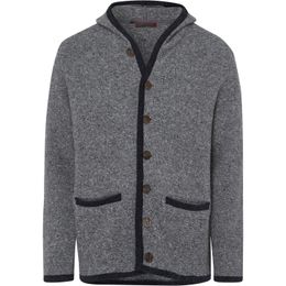 Reitmayer Strickjacke mit Kapuze Graumelange (Gr&ouml;&szlig;e: M)