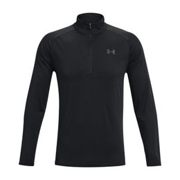 Under Armour Langarm-Shirt Tech 2.0 Half-Zip Black/Charcoal (Gr&ouml;&szlig;e: L)