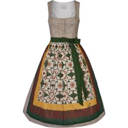 FELICITAS Midi-Dirndl Dolores Vreni Sand (Größe: 42)