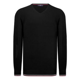 Jimmy Sanders Pullover Herren Gr&ouml;&szlig;e XXL karminrot / schwarz / wei&szlig;