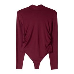 Bershka Shirtbody Damen Gr&ouml;&szlig;e L weinrot