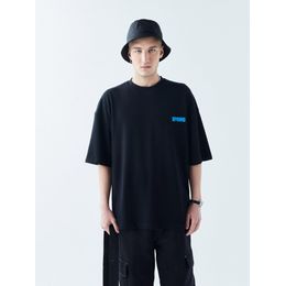 Vamos Clo Crew Neck T-Shirt Herren Gr&ouml;&szlig;e M blau / schwarz / wei&szlig;