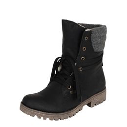 Rieker Schn&uuml;rstiefelette Damen Gr&ouml;&szlig;e 38 schwarz Winterschuhe