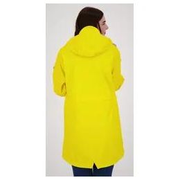 Regenjacke DEPROC ACTIVE "Friesennerz LOVE PEAK UNI WOMEN" Gr. 40/42 (M), gelb Damen Jacken auch in Großen Größen erhältlich