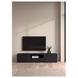 TV-Board Inosign "Media TV-Möbel, TV Schrank, Mediaboard, Lowboard" Sideboards Gr. B/H/T: 177,2cm x 38,4cm x 39,8cm, 4,, schwarz (matt schwarz) TV-Kommode, wahlweise Breite 147 oder 177 cm