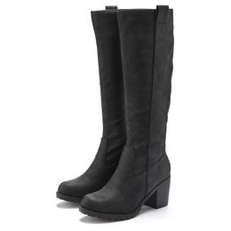 Lascana Weitschaftstiefel schwarz Gr. 36 für Damen